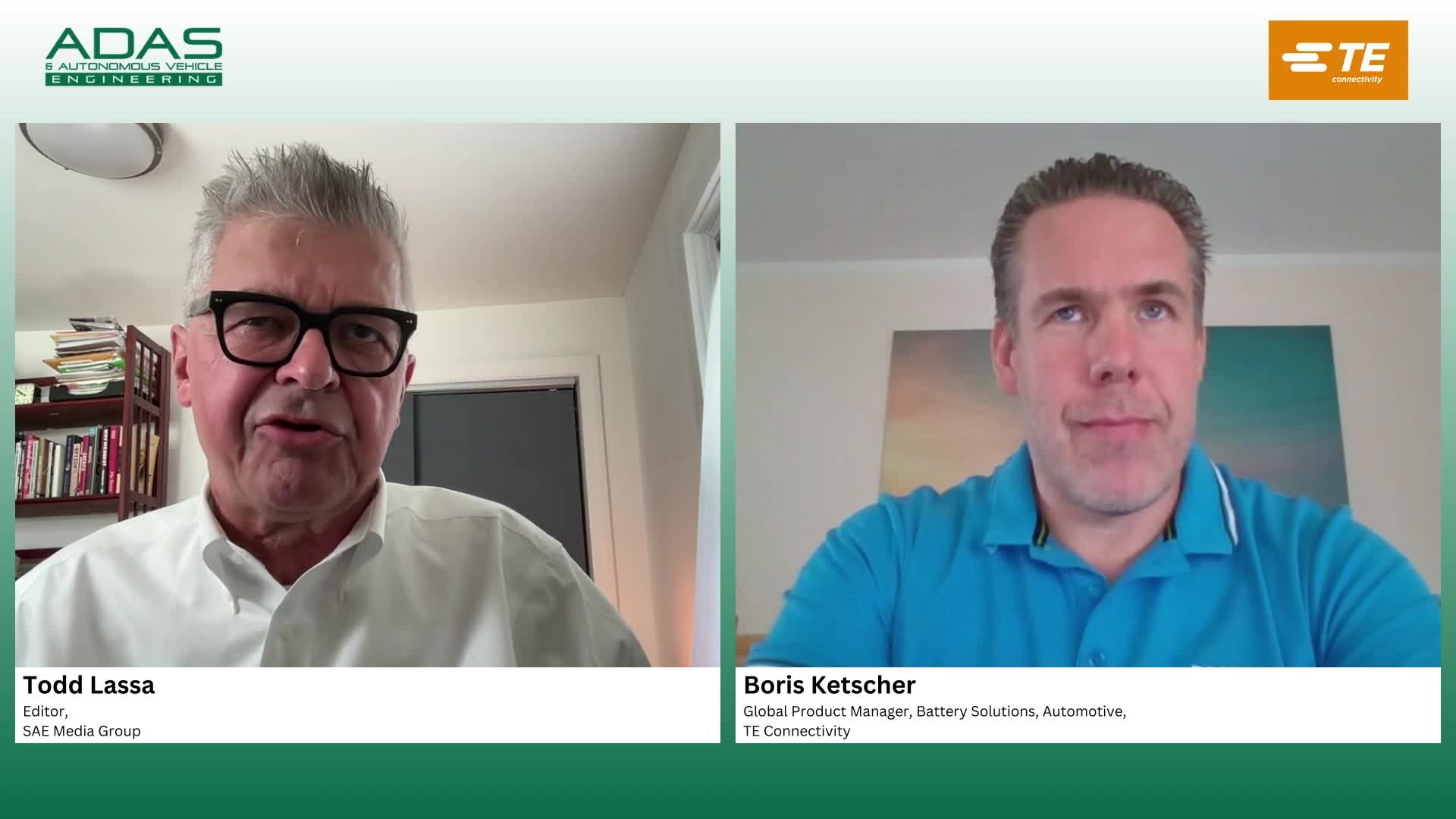 TE Connectivity Advancing the Technology of EV Battery Connectors ...