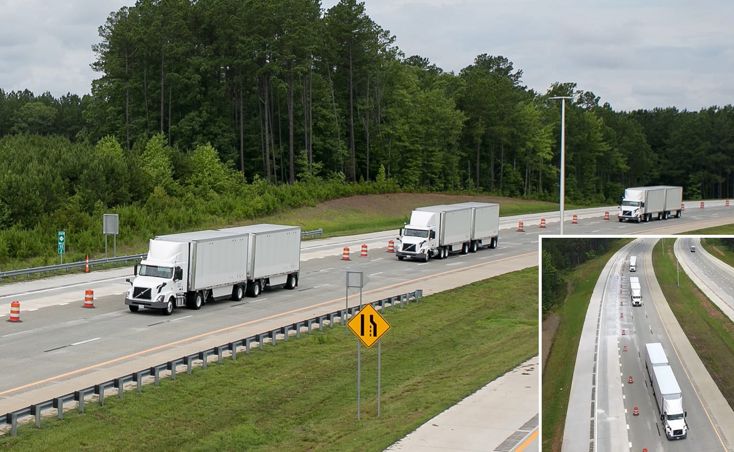 Volvo Trucks, FedEx Demonstrate 3-Truck Platoon on North Carolina ...