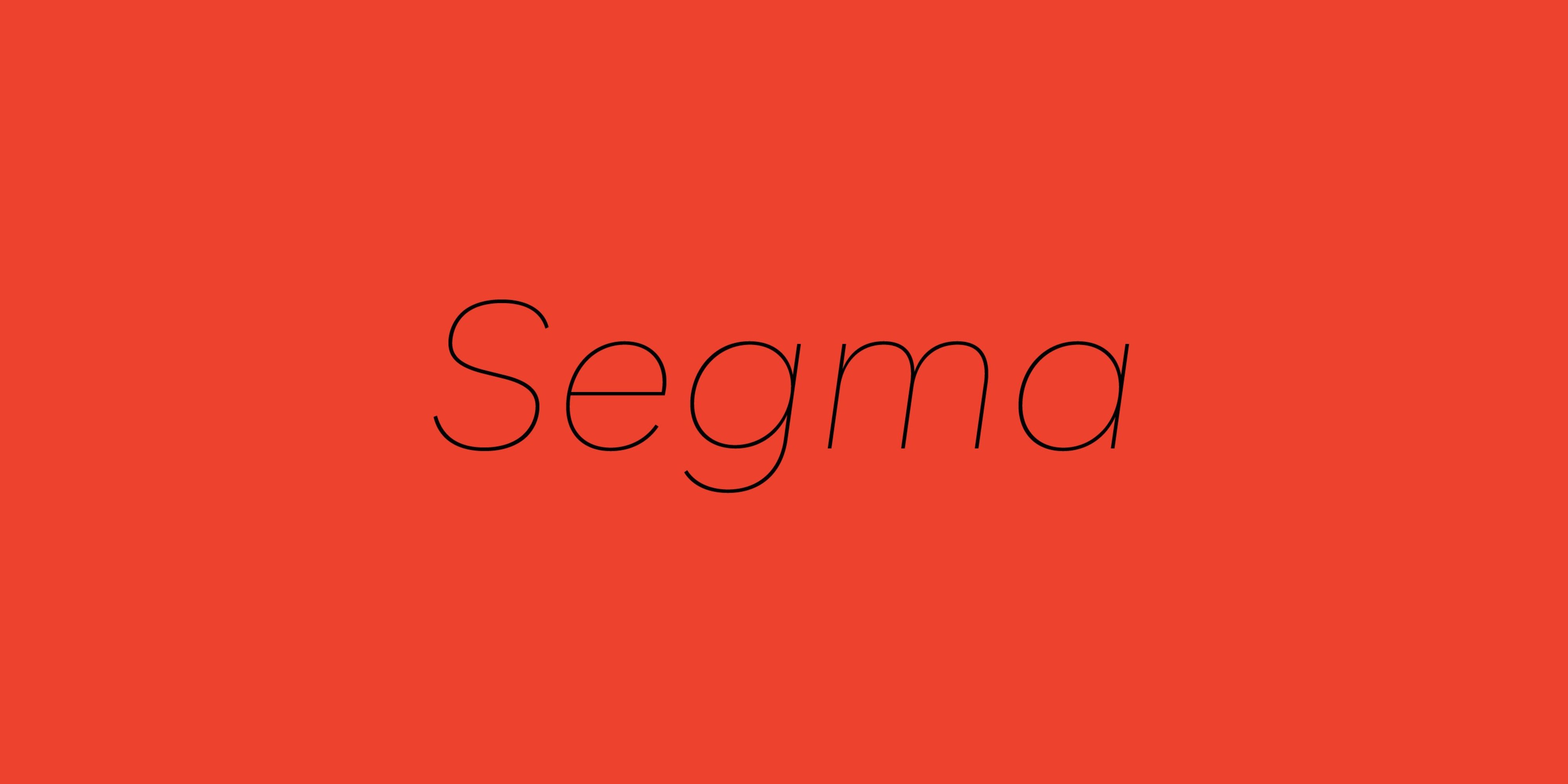 Segma | The Designers Foundry