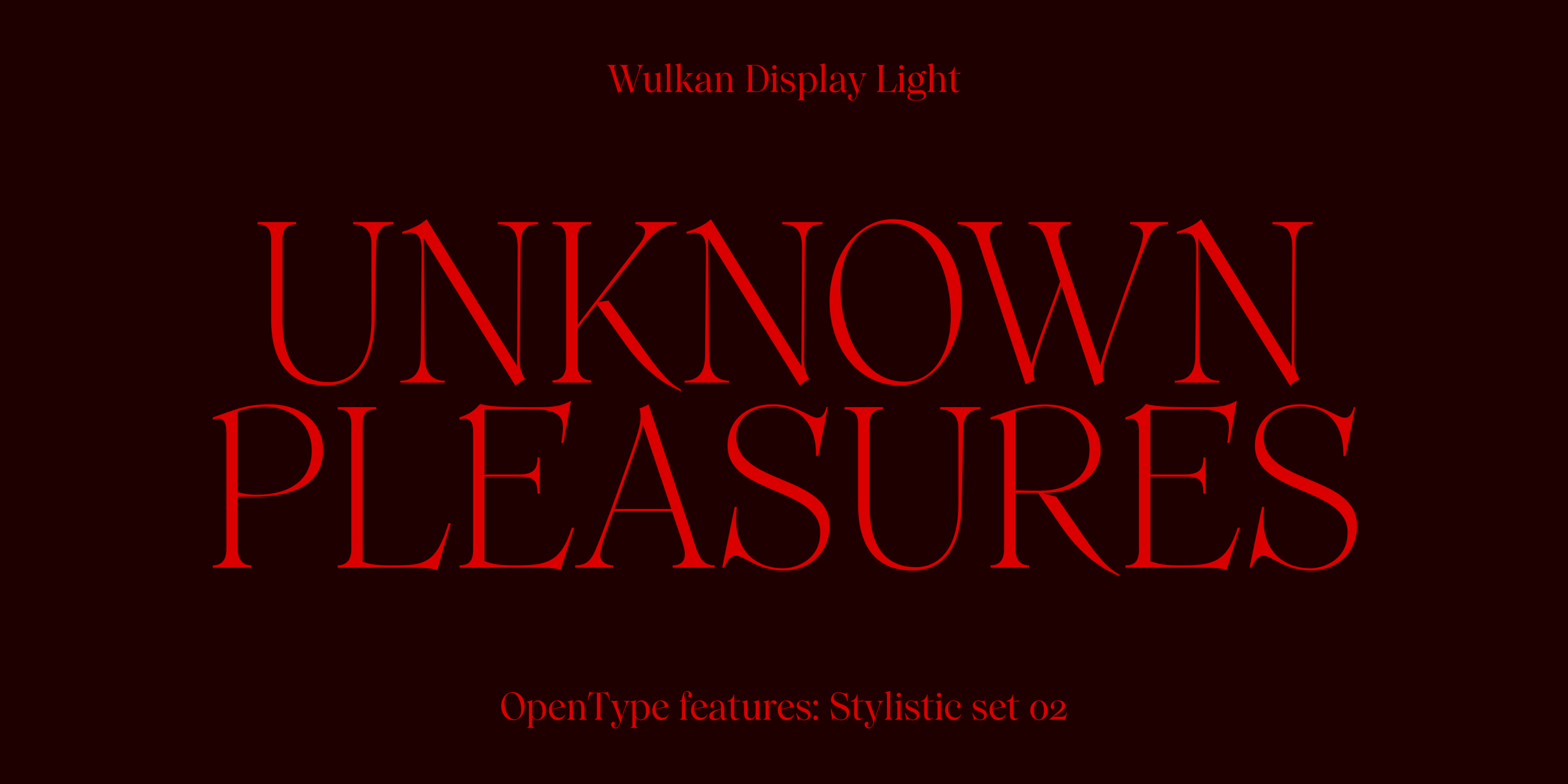 Wulkan Display | The Designers Foundry