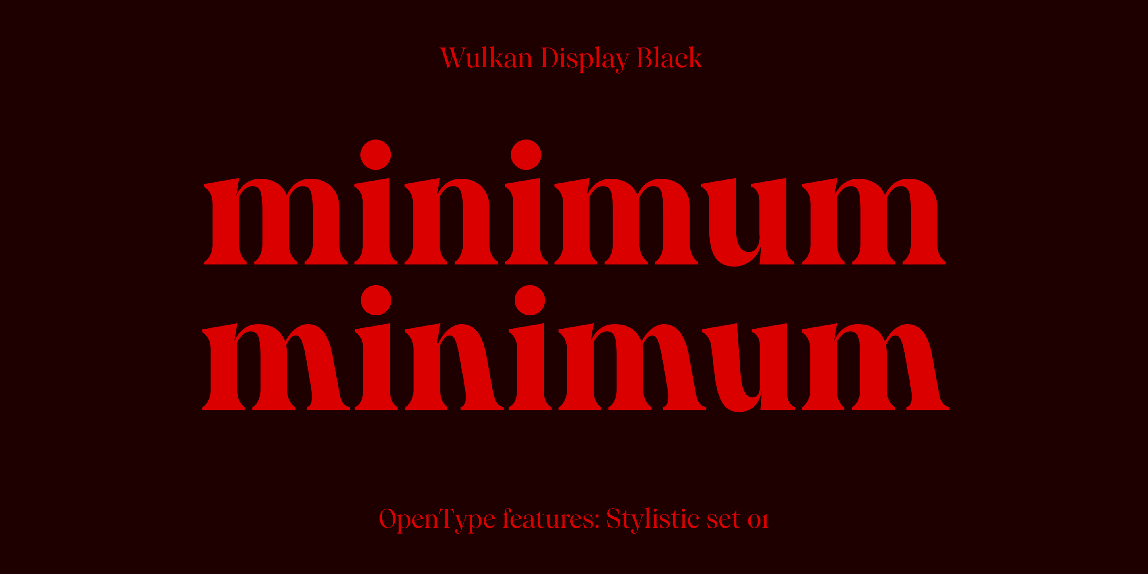 Wulkan Display | The Designers Foundry