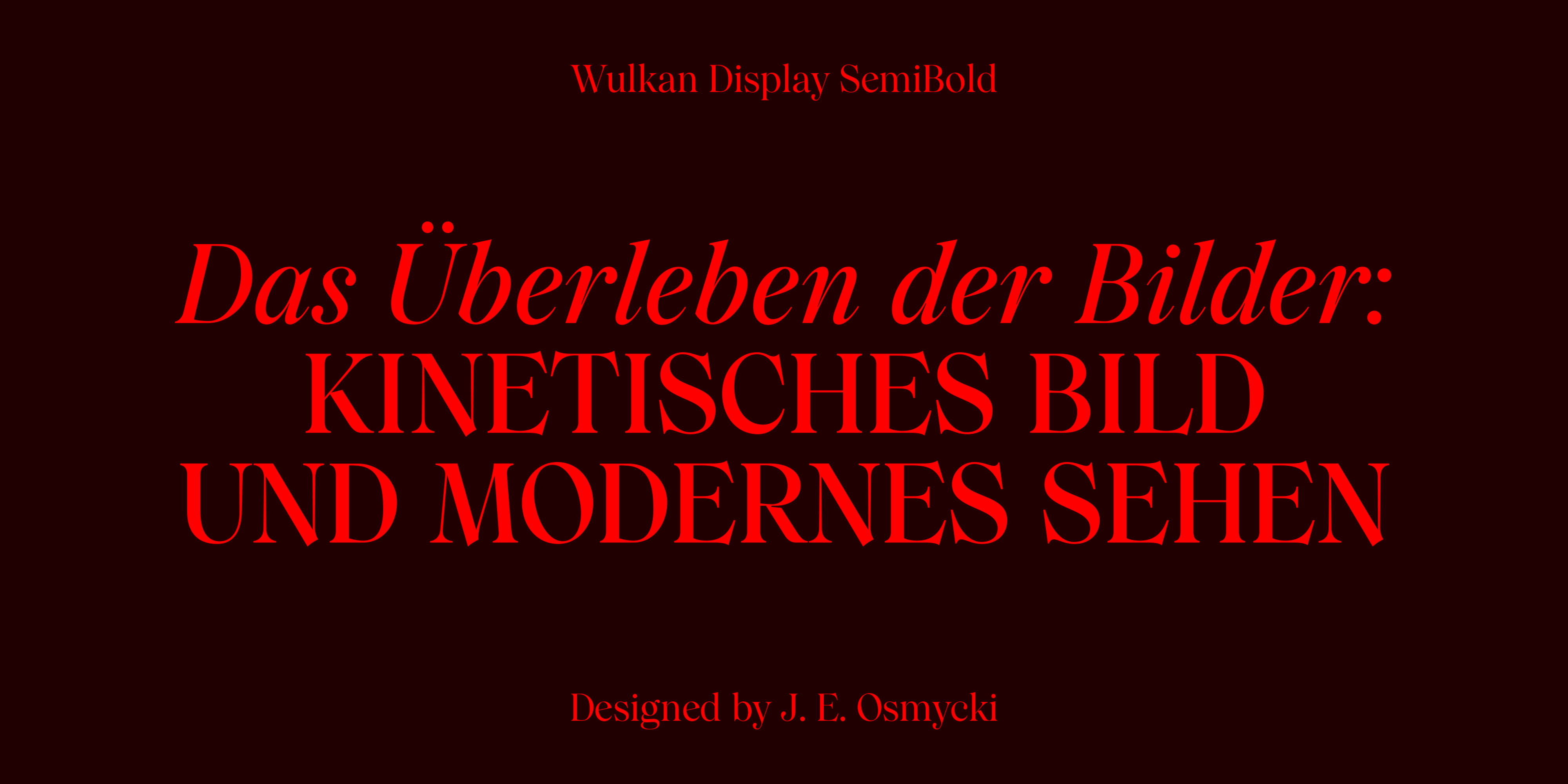 Wulkan Display | The Designers Foundry