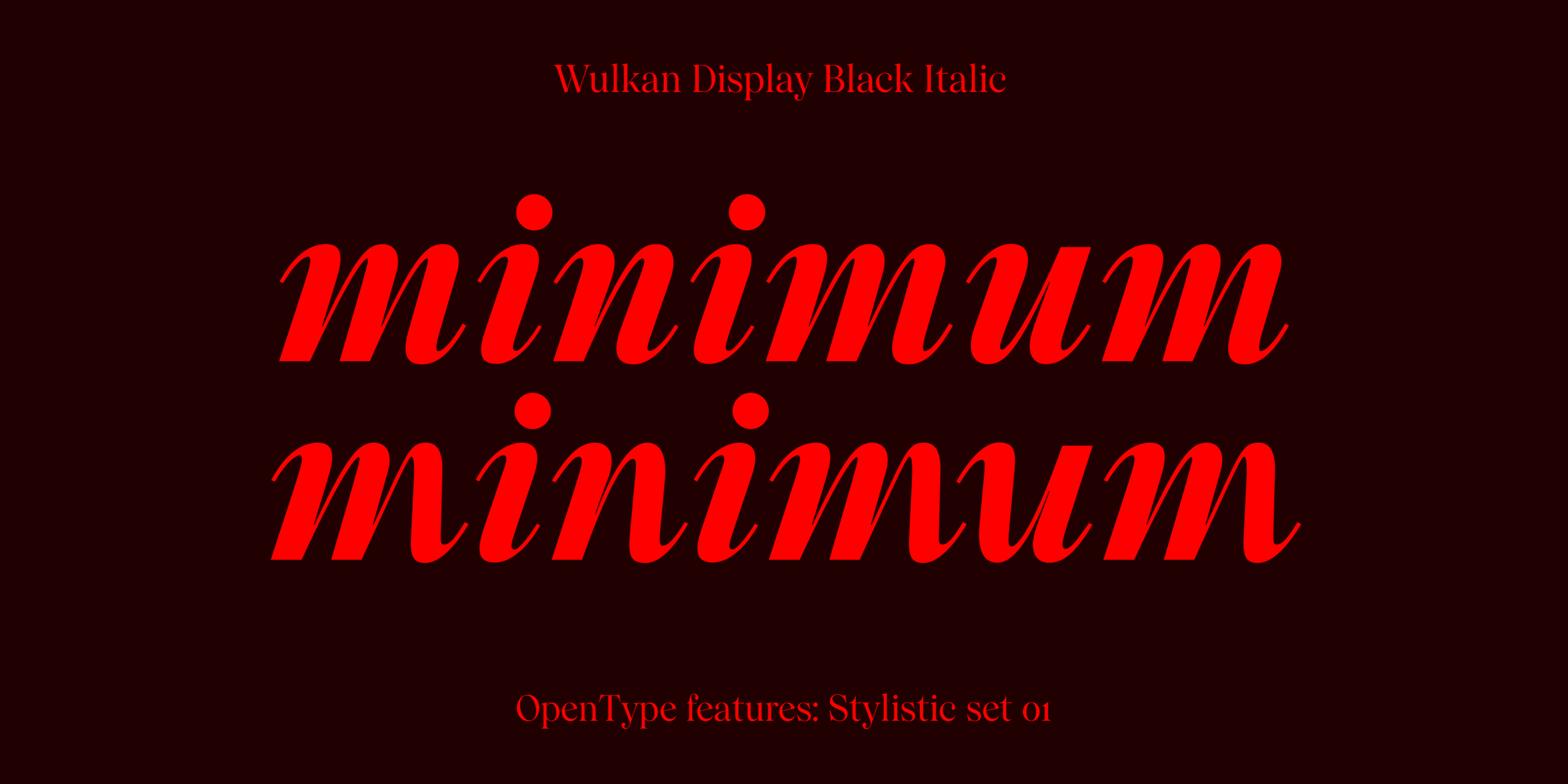 Wulkan Display | The Designers Foundry