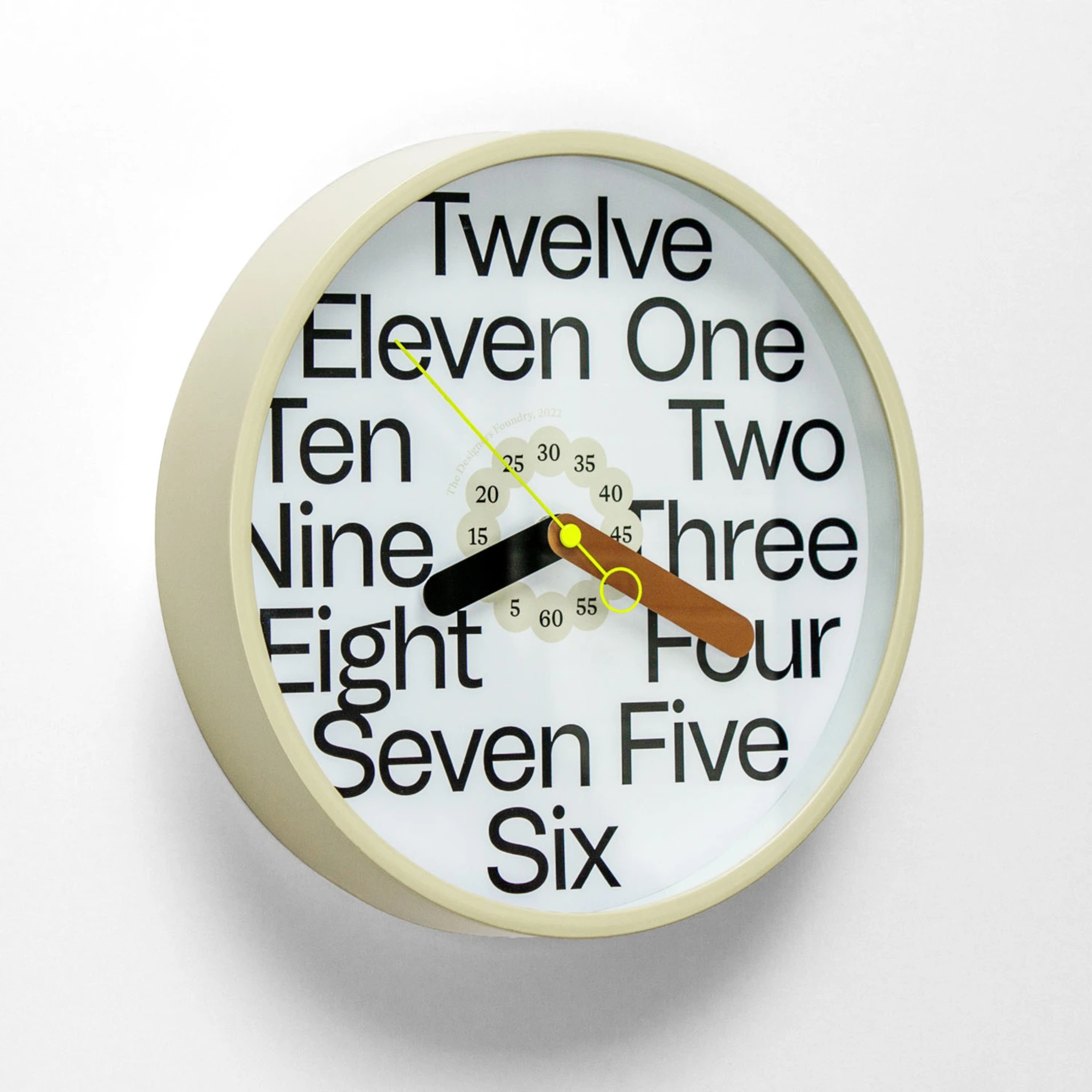 The TDF Clock | The Designers Foundry