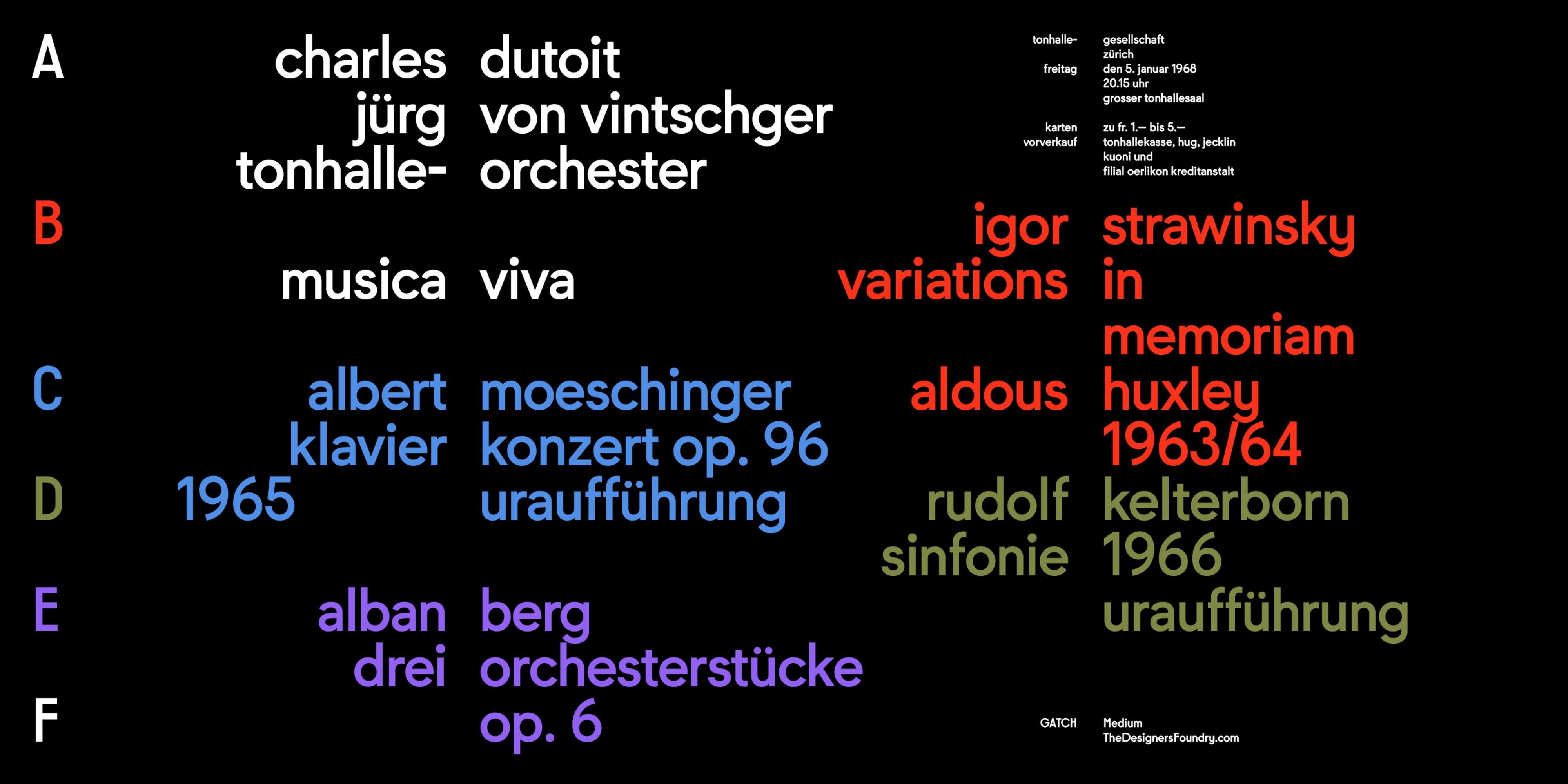 Gatch | The Designers Foundry