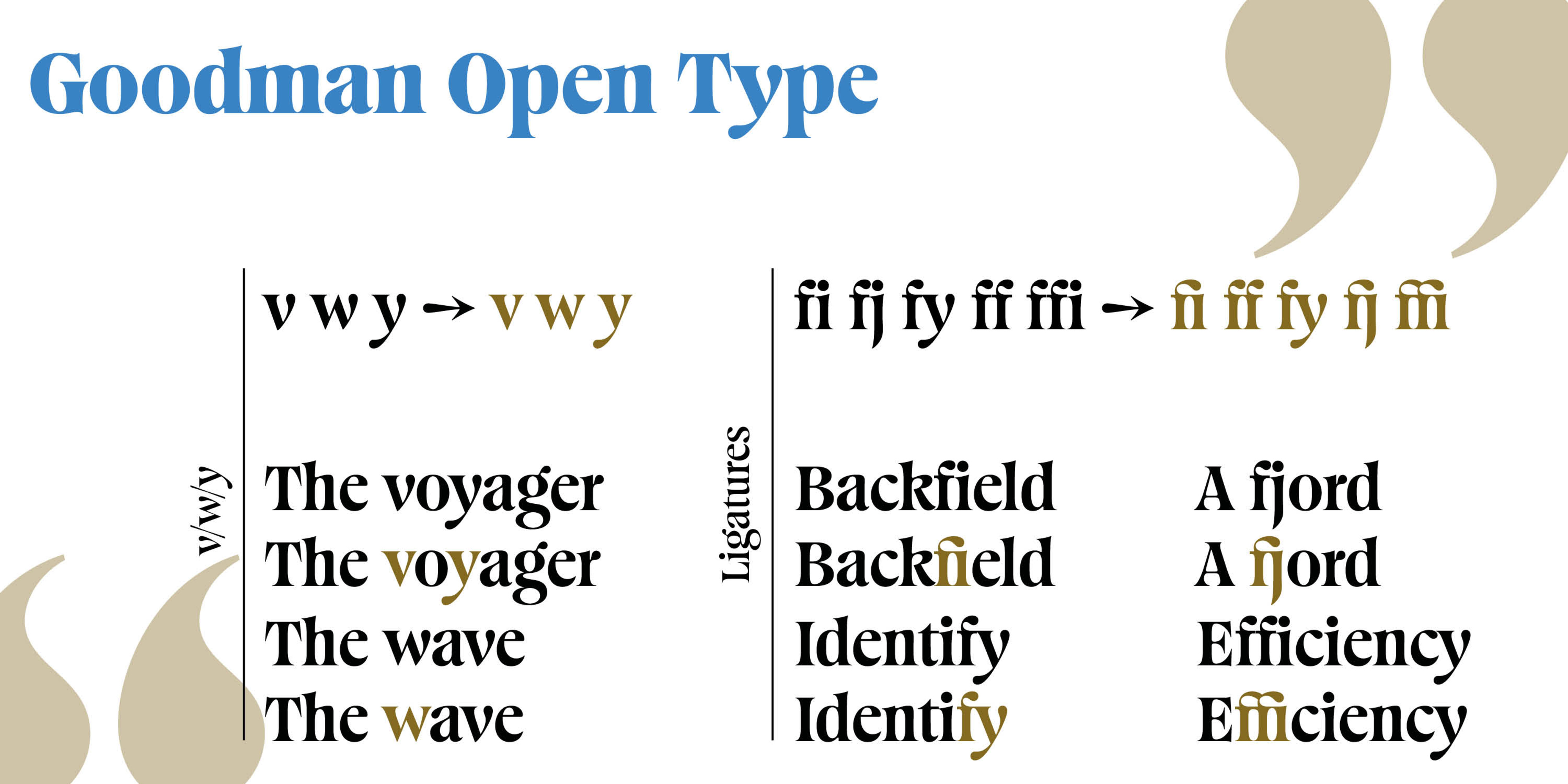 Goodman | The Designers Foundry