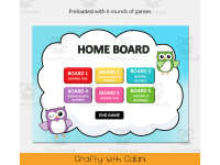 1 Digit Addition Tic Tac Toe Math Classroom Game in Owl Theme by Teach ...