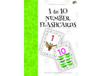 1 to 10 number flashcards by Teach Simple