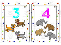 1 to 10 number flashcards by Teach Simple