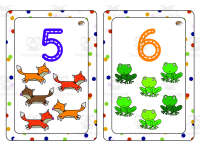 1 to 10 number flashcards by Teach Simple