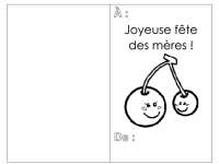 10 Printable coloring cards for Mother's Day ( French Version ) by ...