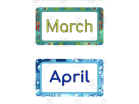 12 Months of the Year Classroom Decor by Teach Simple