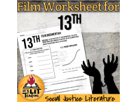 13th Documentary Worksheet by Teach Simple