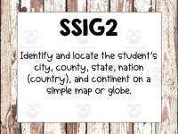1st Grade Georgia Social Studies Standards by Teach Simple