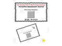 1st Grade Math Exit Slip Journal | Unit 5 Math Expressions by Teach Simple