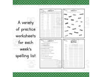 1st Grade Spelling Unit | Spelling Curriculum | Spelling Lists by Teach ...