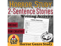 2-Sentence Horror Stories Writing Activity FREEBIE by Teach Simple