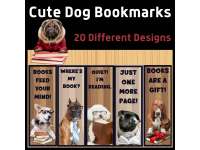 20 Cute Dog Bookmarks (20 Pages) by Teach Simple