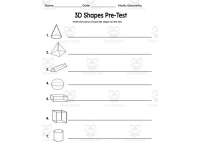2D and 3D Shapes Assessment by Teach Simple