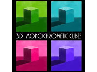 3D Monochromatic Cubes by Teach Simple