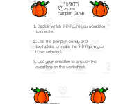 3D Pumpkin Shapes | Halloween Math Craft by Teach Simple