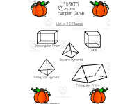 3D Pumpkin Shapes | Halloween Math Craft by Teach Simple