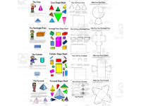 3D Shapes Activity Packet and Worksheets by Teach Simple
