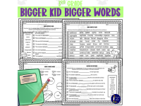 3rd Grade Bigger Kid Bigger Words by Teach Simple