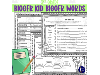 3rd Grade Bigger Kid Bigger Words by Teach Simple