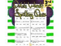 3rd Grade Dolch Words Spelling Quiz by Teach Simple