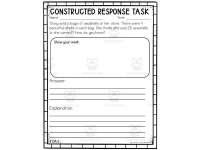 3rd Grade Math Constructed Response Test Prep by Teach Simple