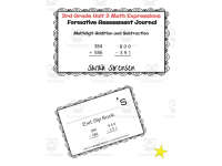 3rd Grade Math Exit Slip Journal | Unit 3 Math Expressions by Teach Simple