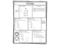 4th Grade Multiplication Math Notes by Teach Simple