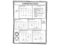4th Grade Multiplication Math Notes by Teach Simple