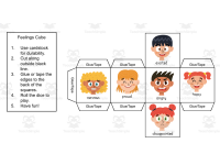 5 Physical & Emotional SEL Cubes by Teach Simple