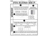 5th Grade Math Bellringer Review - Quarter 4 by Teach Simple