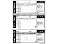 5th Grade Math Exit Tickets by Teach Simple