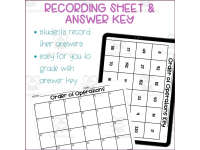 5th Grade Order of Operations Math Task Cards by Teach Simple