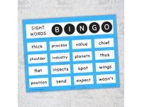9th 100 Fry Sight Words: Bingo Cards by Teach Simple