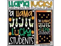 A Llama Lucky Students St. Patrick's Door Decoration Kit, Bulletin ...