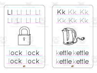 A to Z Tracing Flashcards by Teach Simple