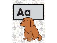 A-Z Dog Alphabet Classroom Posters by Teach Simple