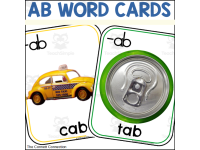 AB Word Family Activities with Real Photographs by Teach Simple