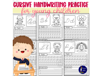 ABC Cursive Handwriting Practice for Young Children by Teach Simple