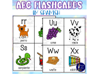 ABC Flashcards in Spanish by Teach Simple