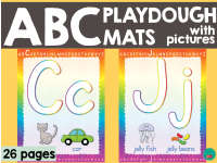 ABC Playdough Mats with Pictures by Teach Simple