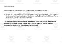 Aboriginal Heritage of Canada | 5th Grade Social Studies Lessons by ...