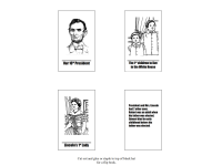 Abraham Lincoln Lap book by Teach Simple