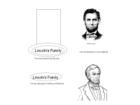 Abraham Lincoln Lap book by Teach Simple