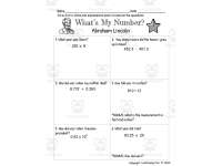 Abraham Lincoln Math Trivia Worksheet by Teach Simple